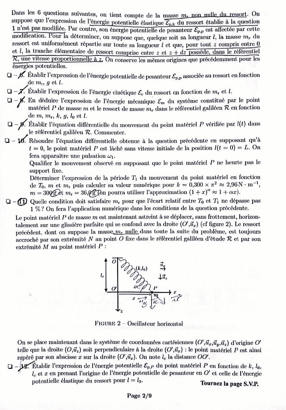 Concours Mines-Ponts : Physique 2 - Sujet 2025 PSI - Génération Prépa