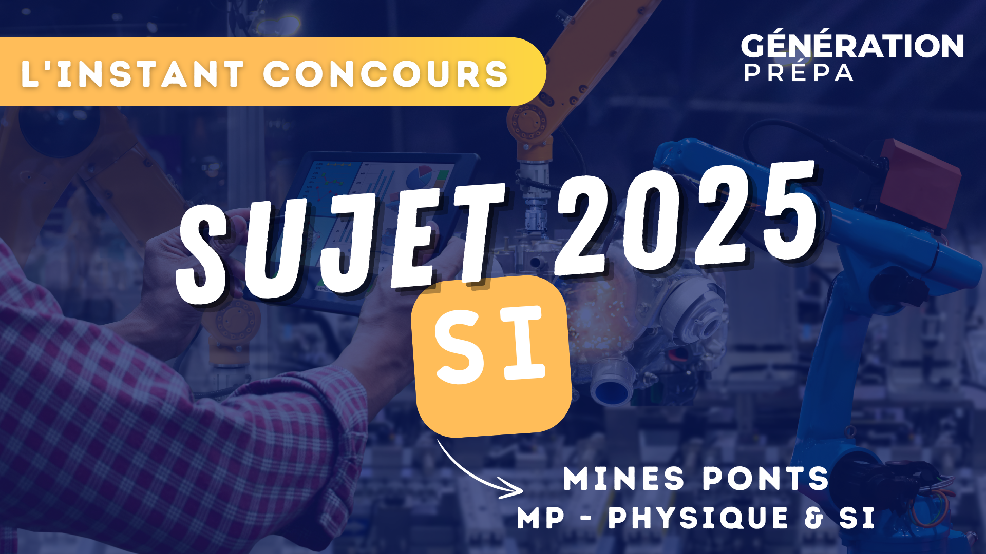 Concours Mines-Ponts : Sciences Industrielles - Sujet 2025 MP ...
