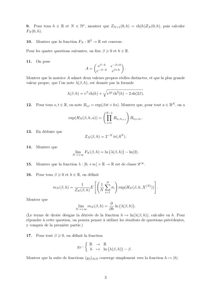 Concours X-ENS 2026 : le sujet de Maths PC - Génération Prépa