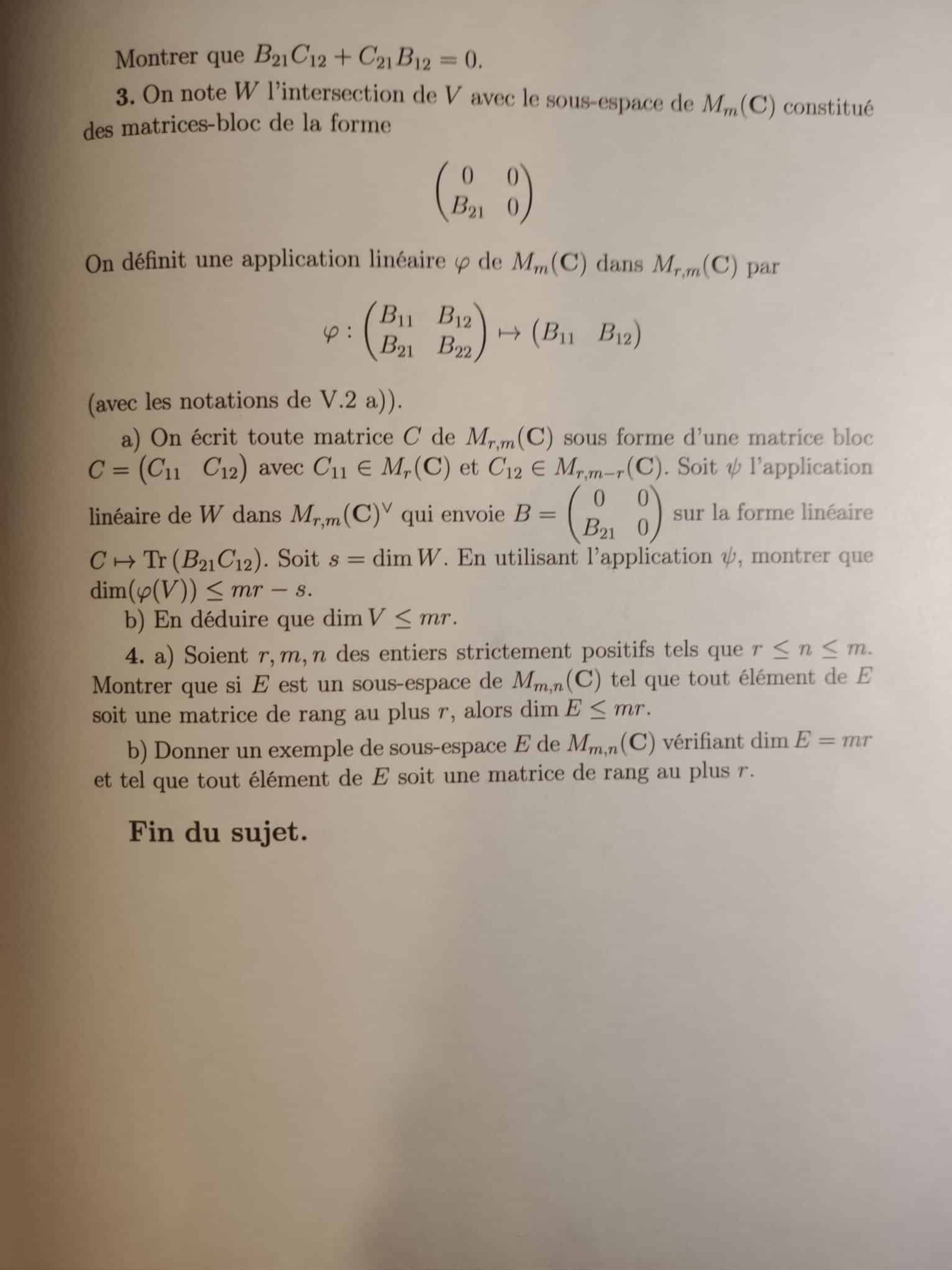 Concours X-ENS : Maths D - Sujet 2023 MP - Génération Prépa