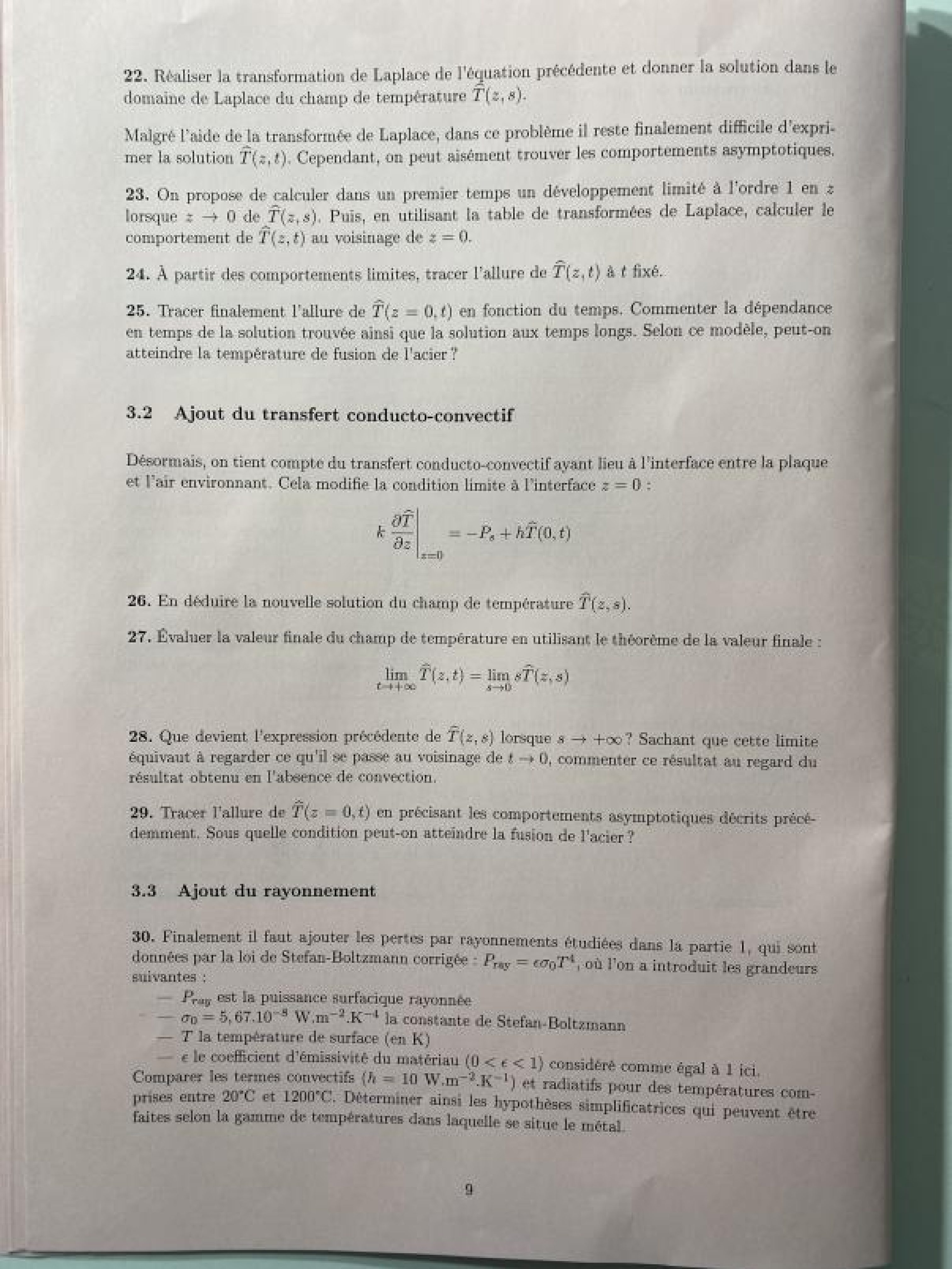 Concours X-ENS-ESPCI : Physique A - Sujet 2023 PC - Génération Prépa